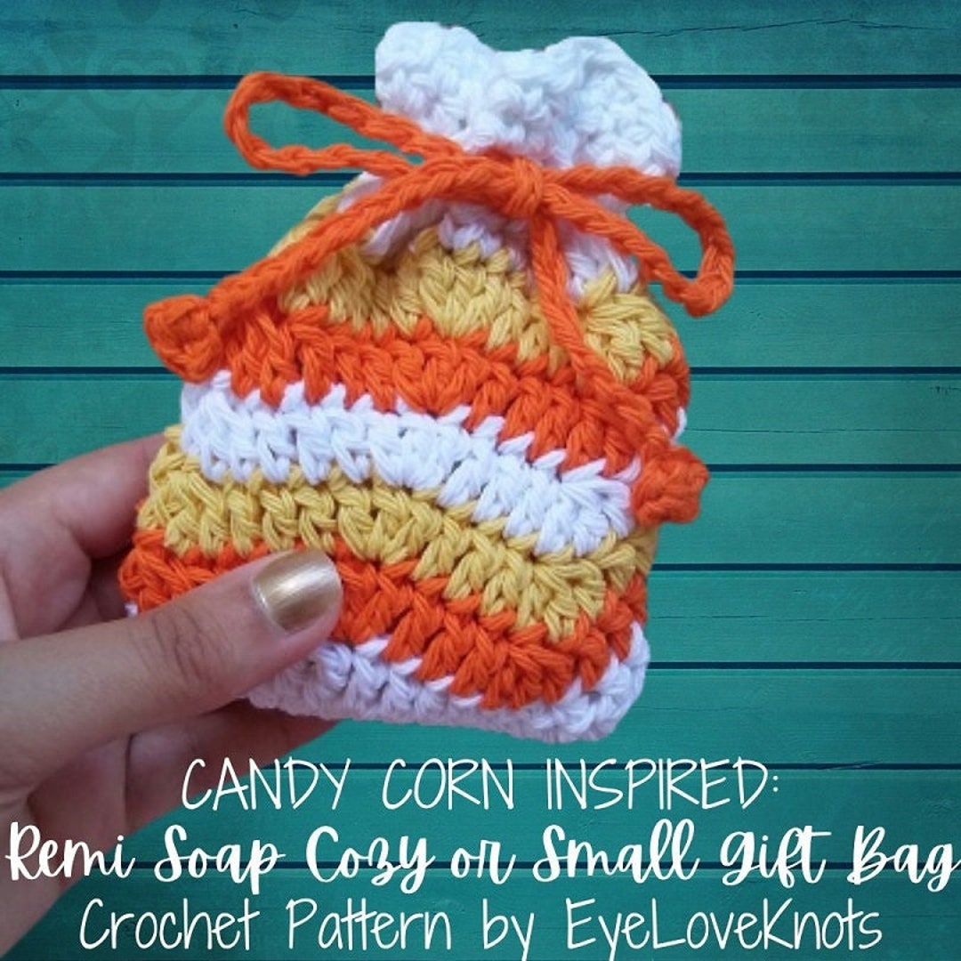 Ripple Soap Cozy Crochet Pattern, Ripple Gift Bag Crochet Pattern, Remi ...