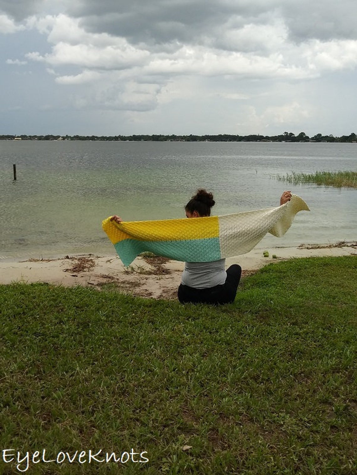 Summer Crochet Pattern, Lightweight C2C Geometric Shawl, Easy Shawl ...