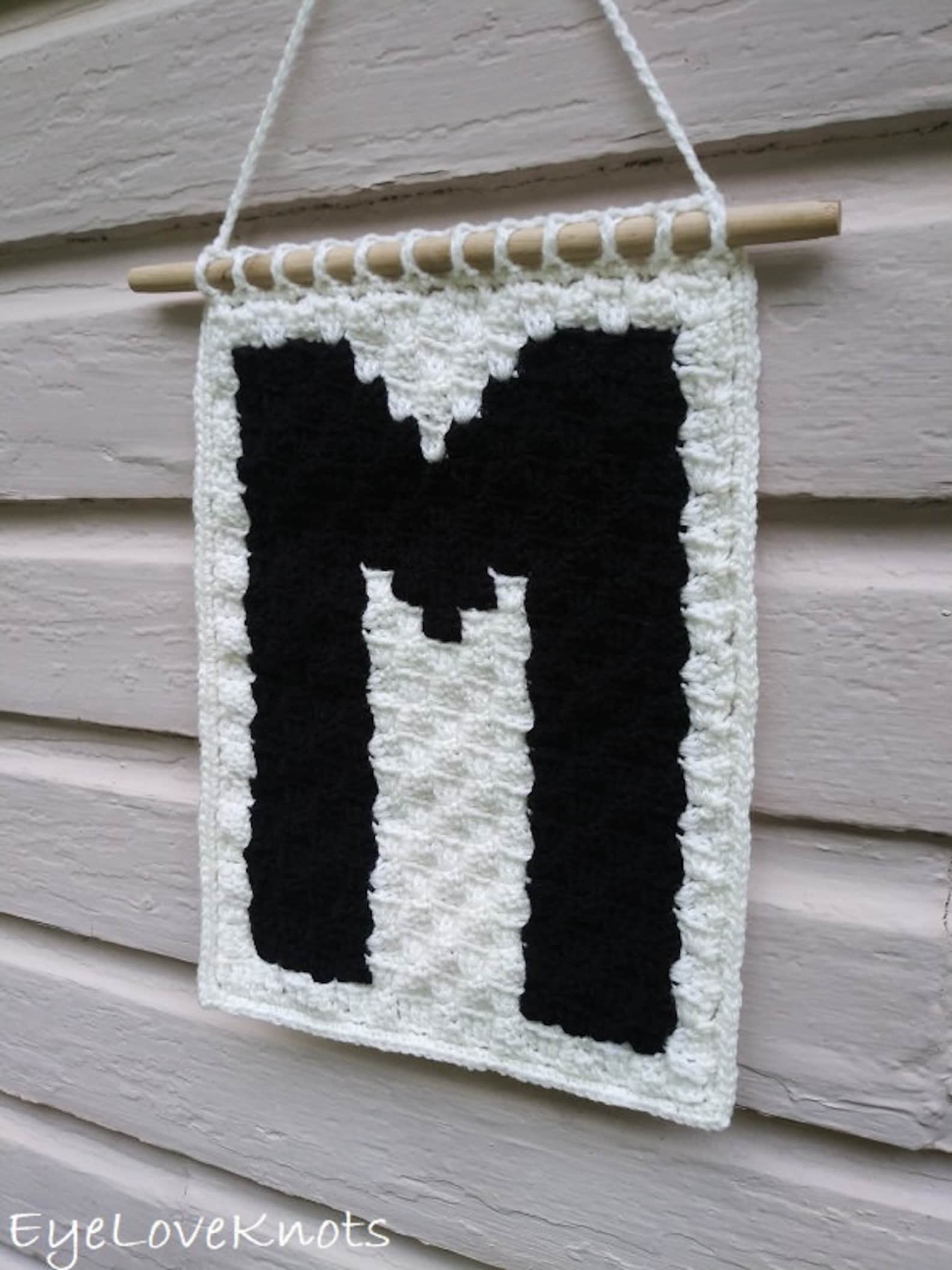 C2C Crochet Pattern C2C Alphabet Wall Hanging Crochet Wall | Etsy