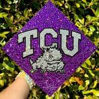 Custom Rhinestone Grad Caps - Etsy