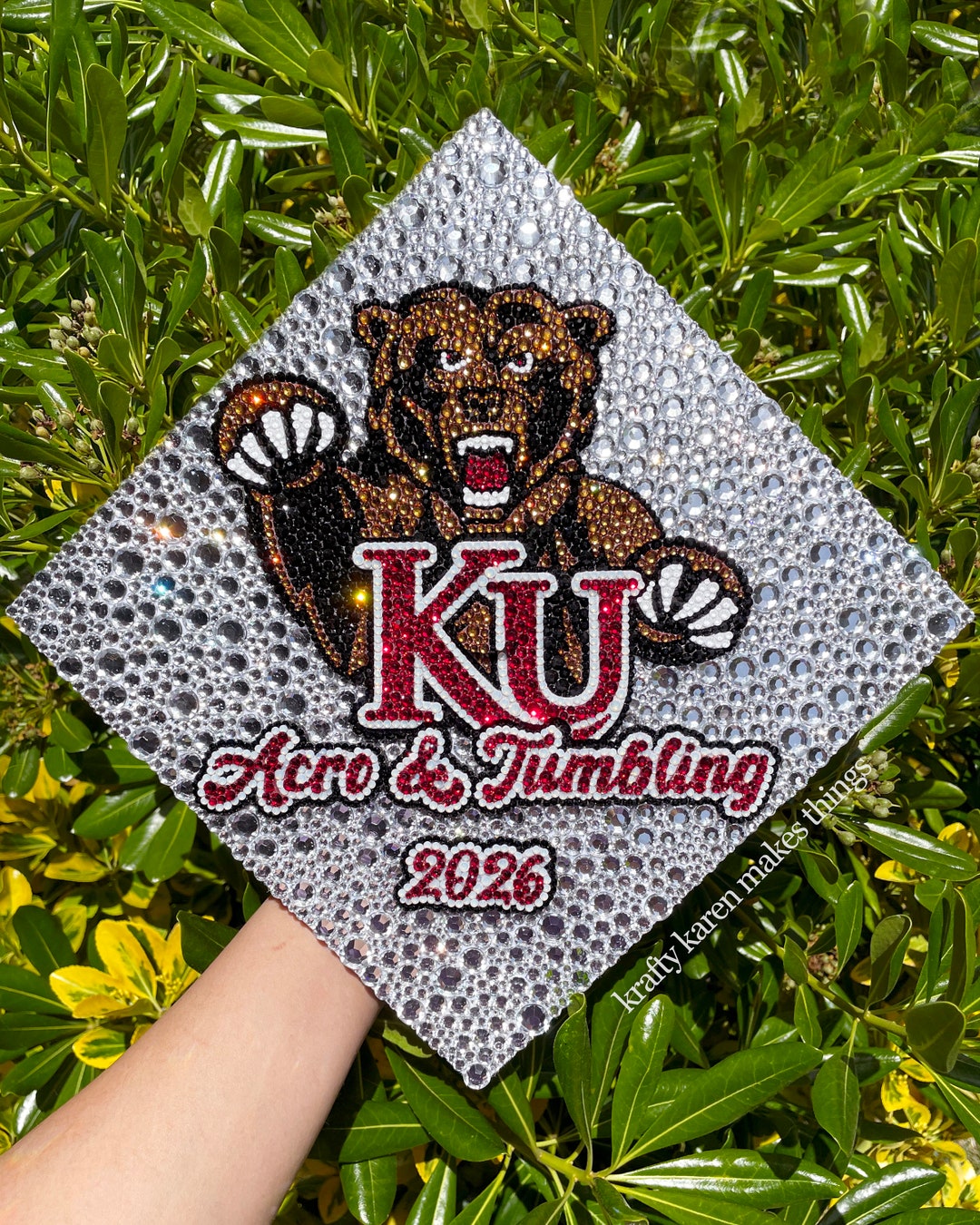 Custom Rhinestone Grad Caps - Etsy