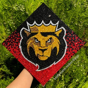 Custom Rhinestone Grad Caps - Etsy
