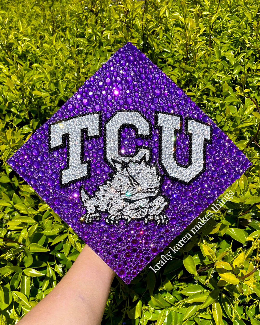 Custom Rhinestone Grad Caps - Etsy