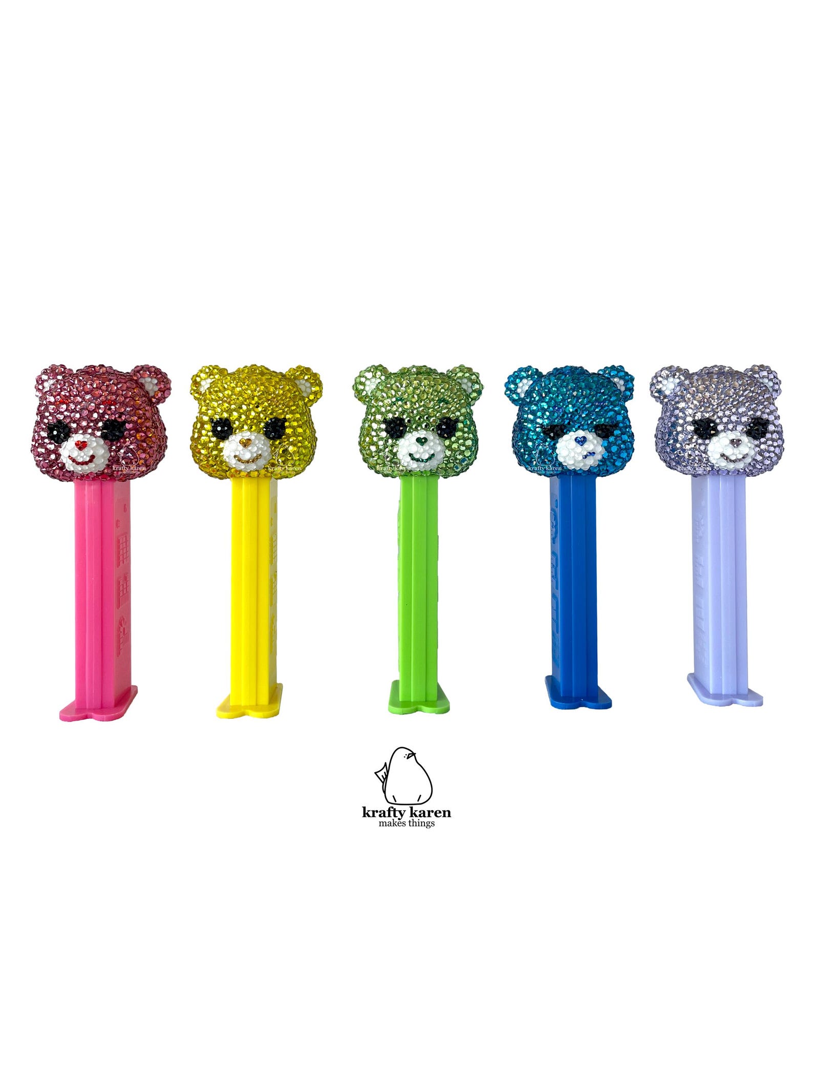 Rhinestone Bling Sparkle Pez - Purple Care Bear Funko Pop Pez With ...