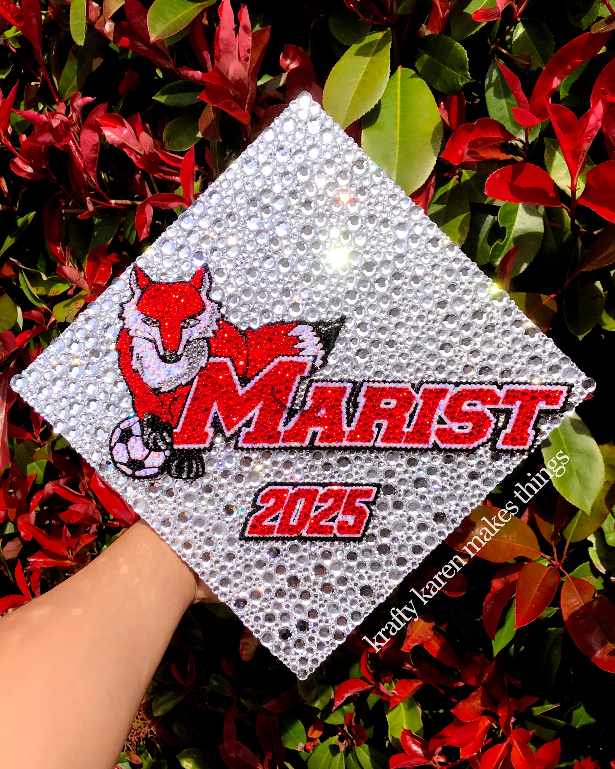 Custom Rhinestone Grad Caps - Etsy