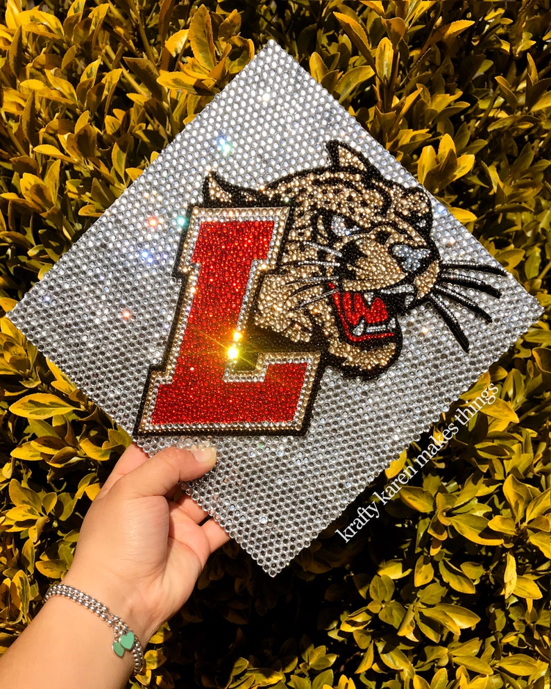 Custom Rhinestone Grad Caps - Etsy