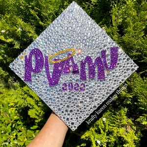 Custom Rhinestone Grad Caps - Etsy