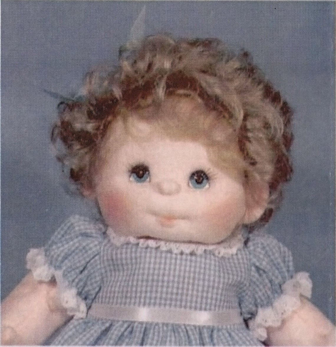 1988 Vintage 16” Jointed Cloth Doll Pattern Similar to My Child Dolls ...