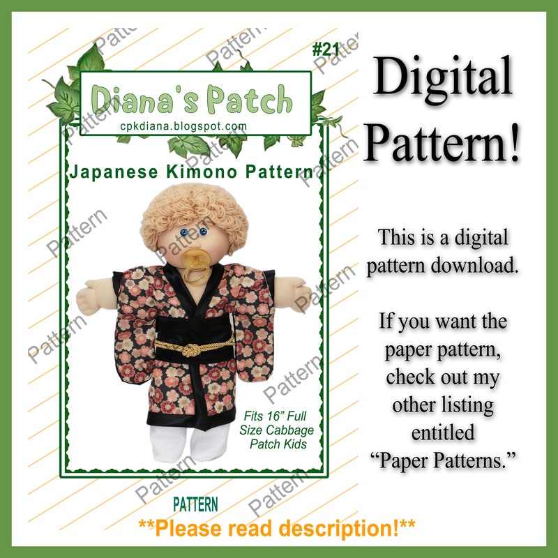 Japan Slipper Pattern - Etsy