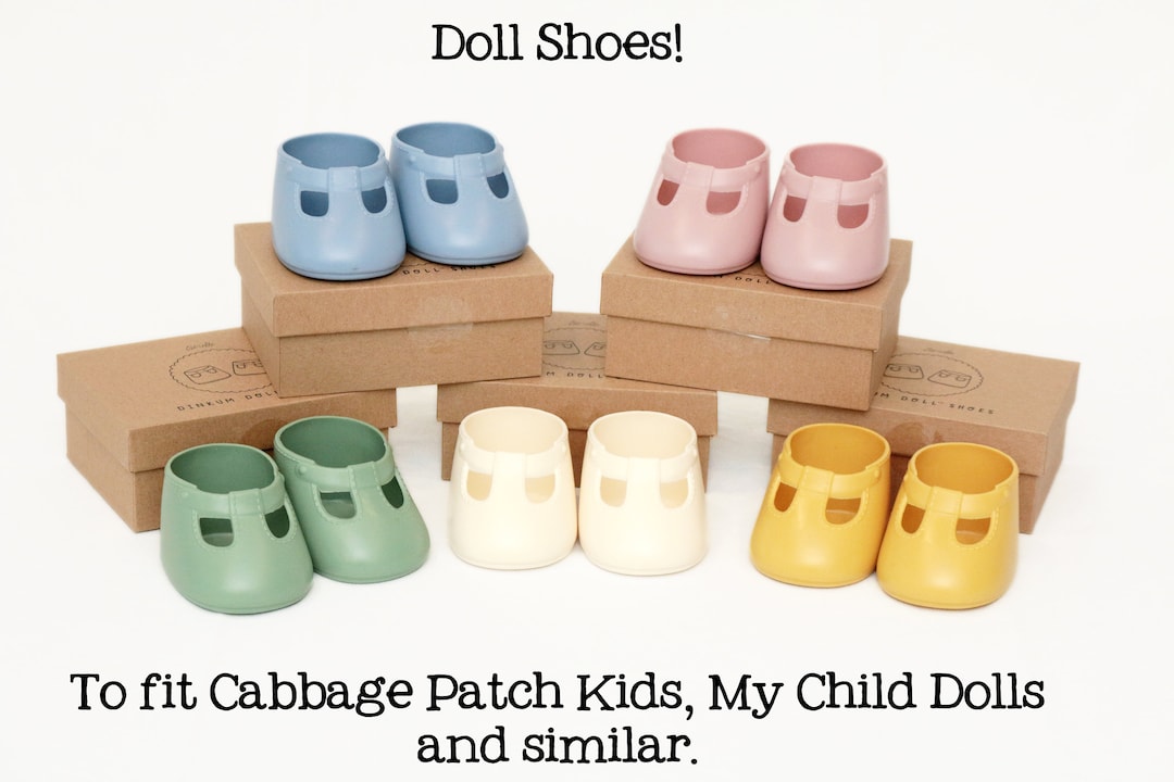 1 Pair Doll Shoes for Cabbage Patch Kids, My Child, & Similar Choose ...