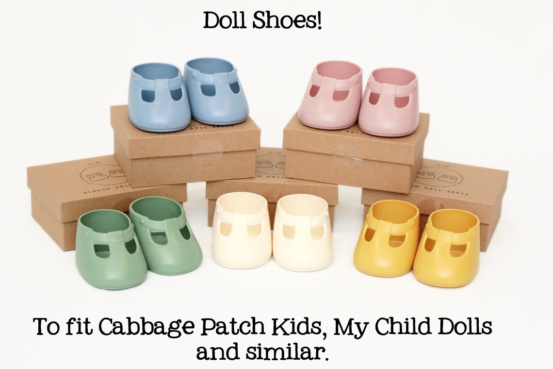 1 Pair Doll Shoes for Cabbage Patch Kids My Child & Similar - Etsy