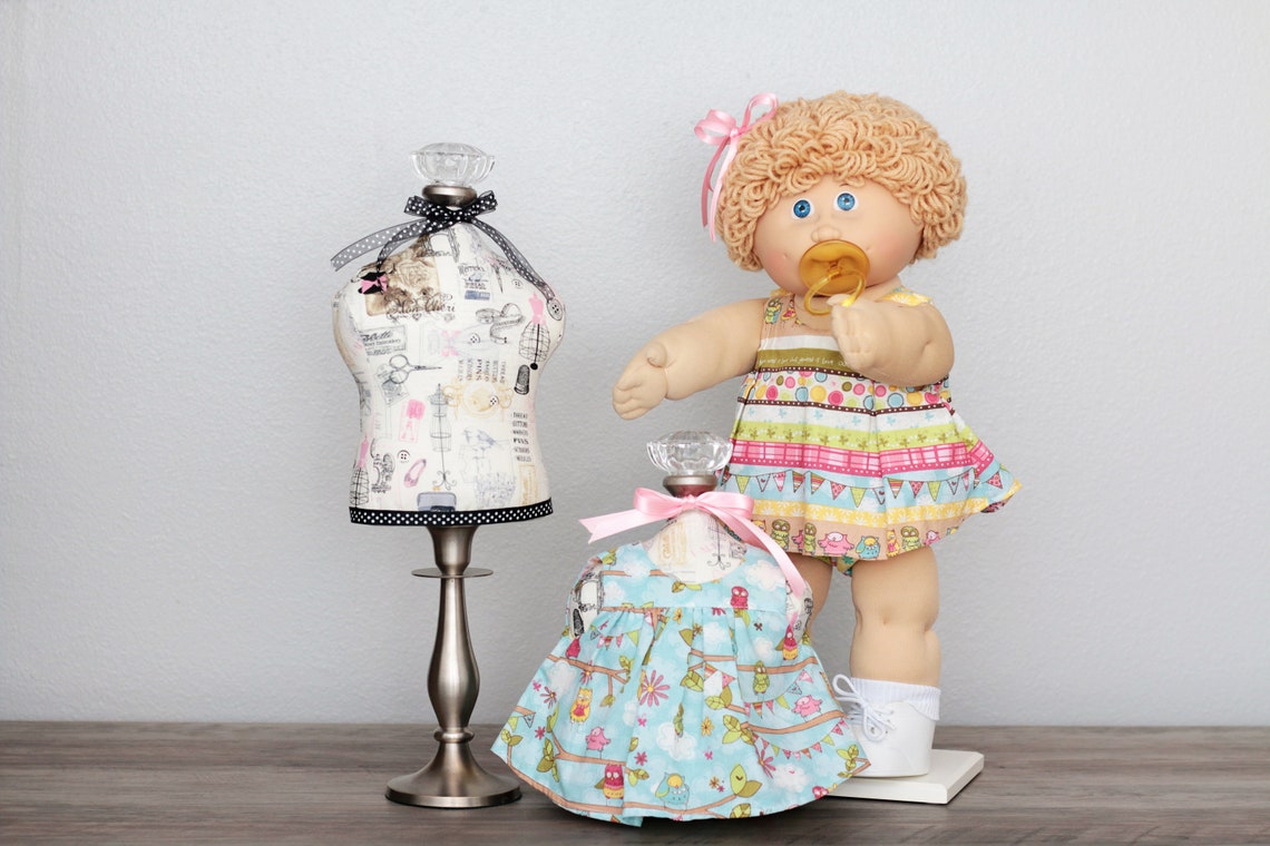 35. Dress Form Digital PDF PATTERN for 16" Cabbage Patch Kids Doll ...
