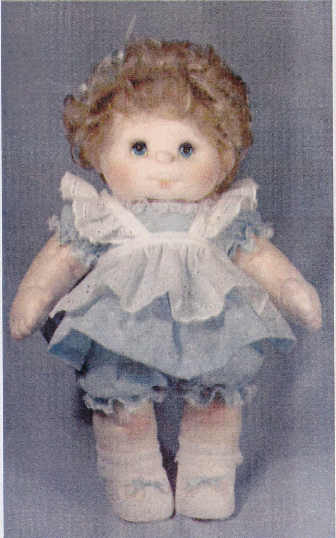 1988 Vintage 16” Jointed Cloth Doll Pattern Similar to My Child Dolls ...