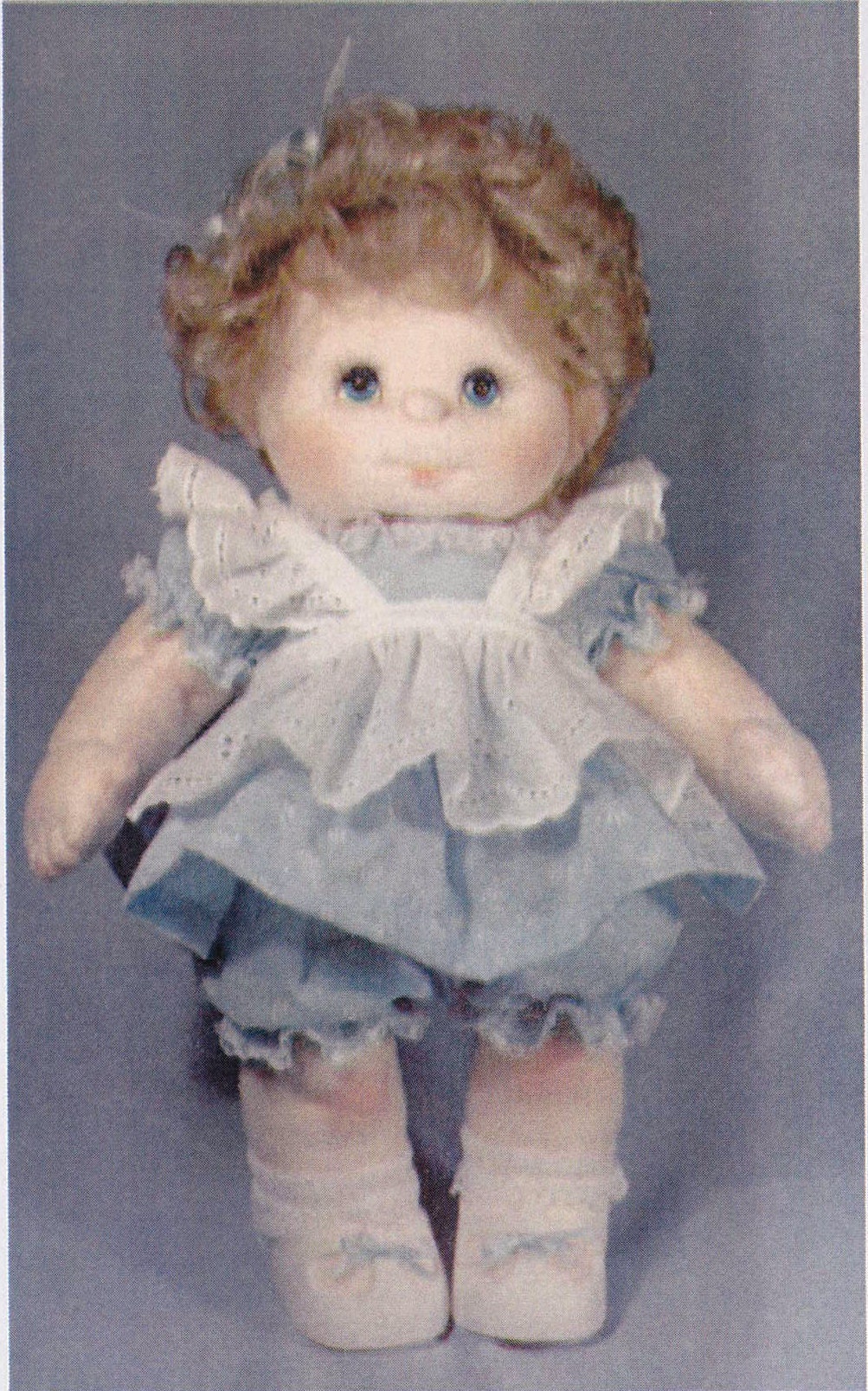 1988 Vintage 16” Jointed Cloth Doll Pattern Similar to My Child Dolls ...