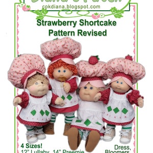 Strawberry Shortcake™ Outfit PATTERN and SEWING KIT Fabric - Etsy
