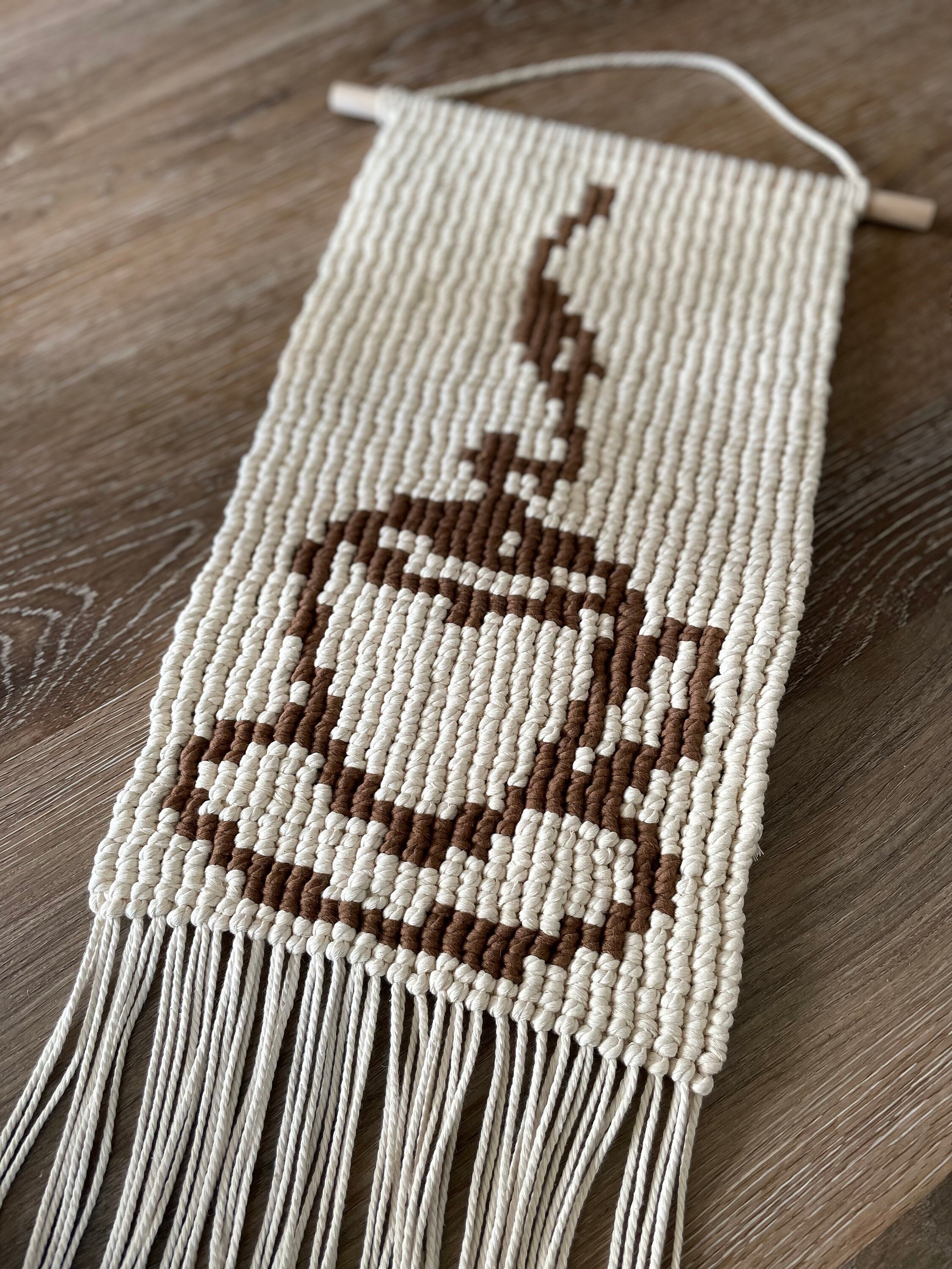 Coffee Wall Hanging, Macramé, Pixel Art, Macrame Coffee, Wall Hanging ...
