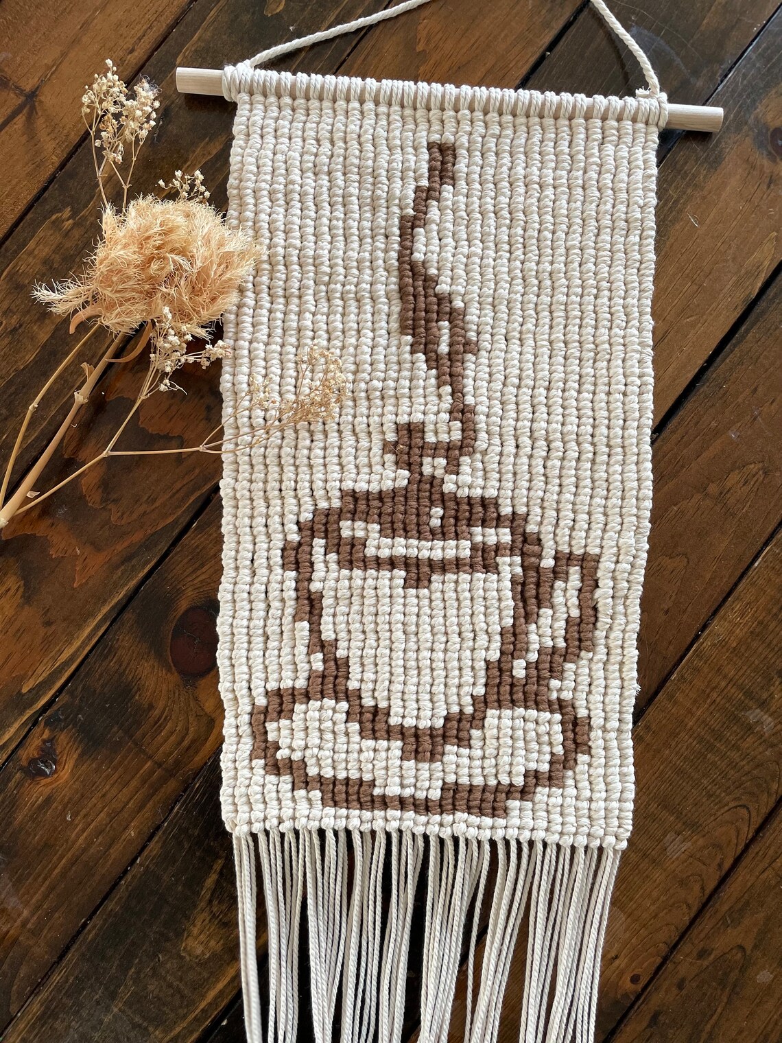 Coffee Wall Hanging, Macramé, Pixel Art, Macrame Coffee, Wall Hanging ...