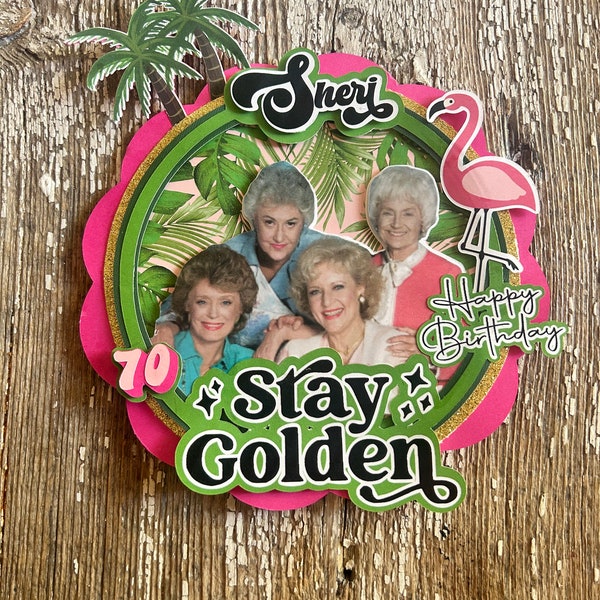 Golden Girls Cake Topper Svg - Etsy