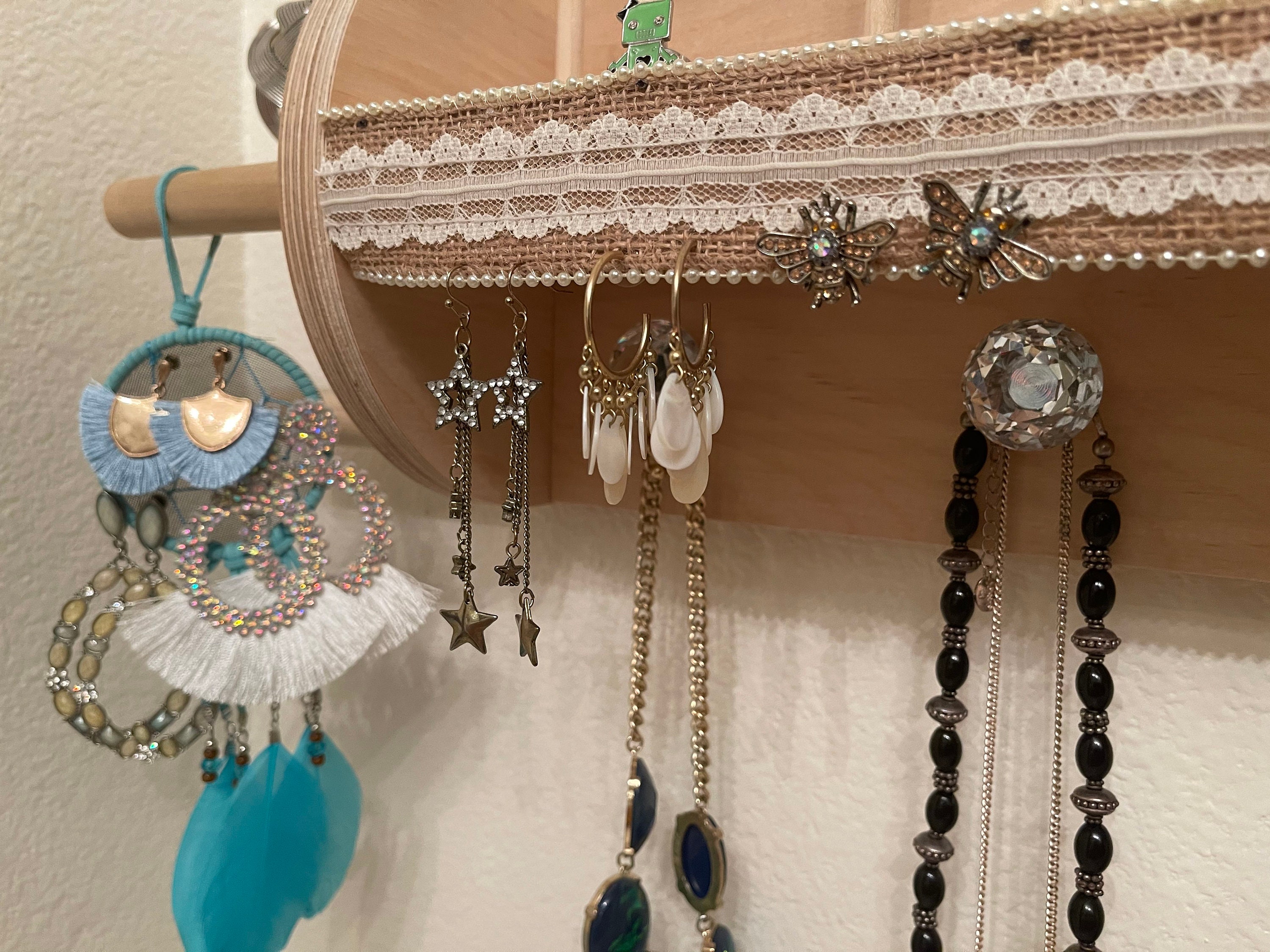 The Glam Rack - Jewelry Organizer - Etsy