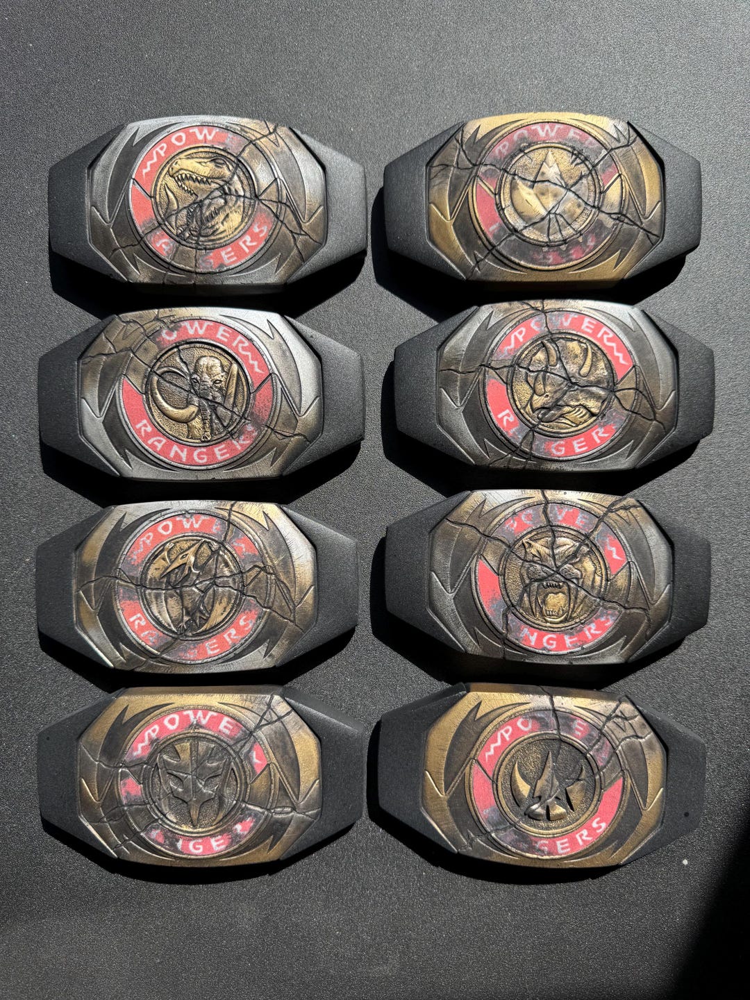 BUSTED Cosplay Power Prop Buckle Super Sentai Dino Rangers Buckler ...