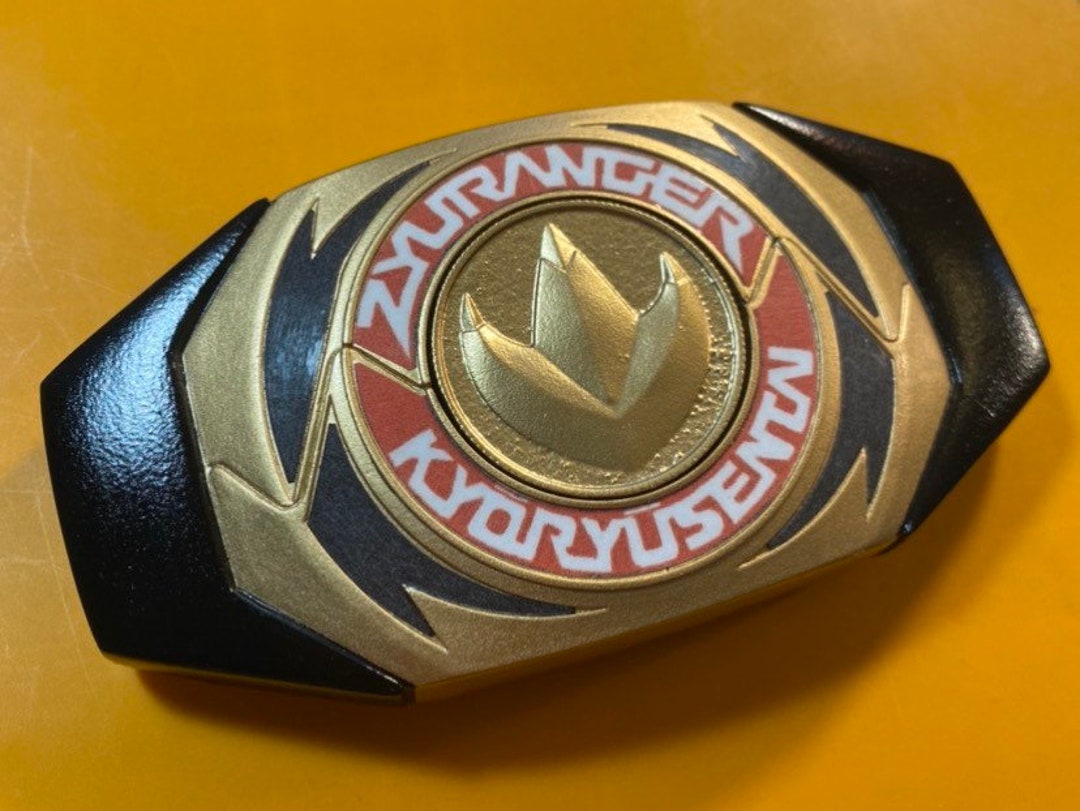 GOLD Super Sentai Dino Rangers ZYURANGER Buckler Cosplay Power Prop ...