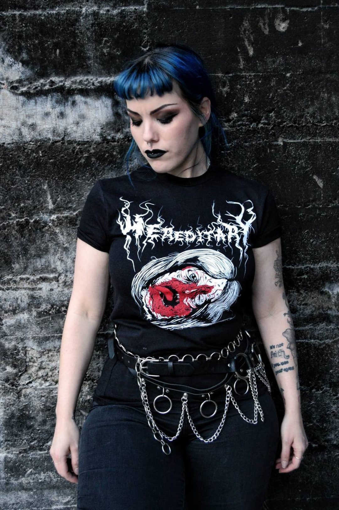 Hereditary Charlie Hail Paimon T-shirt Black Metal Death Metal - Etsy