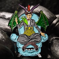 Cute Devil Girl Pin - Etsy