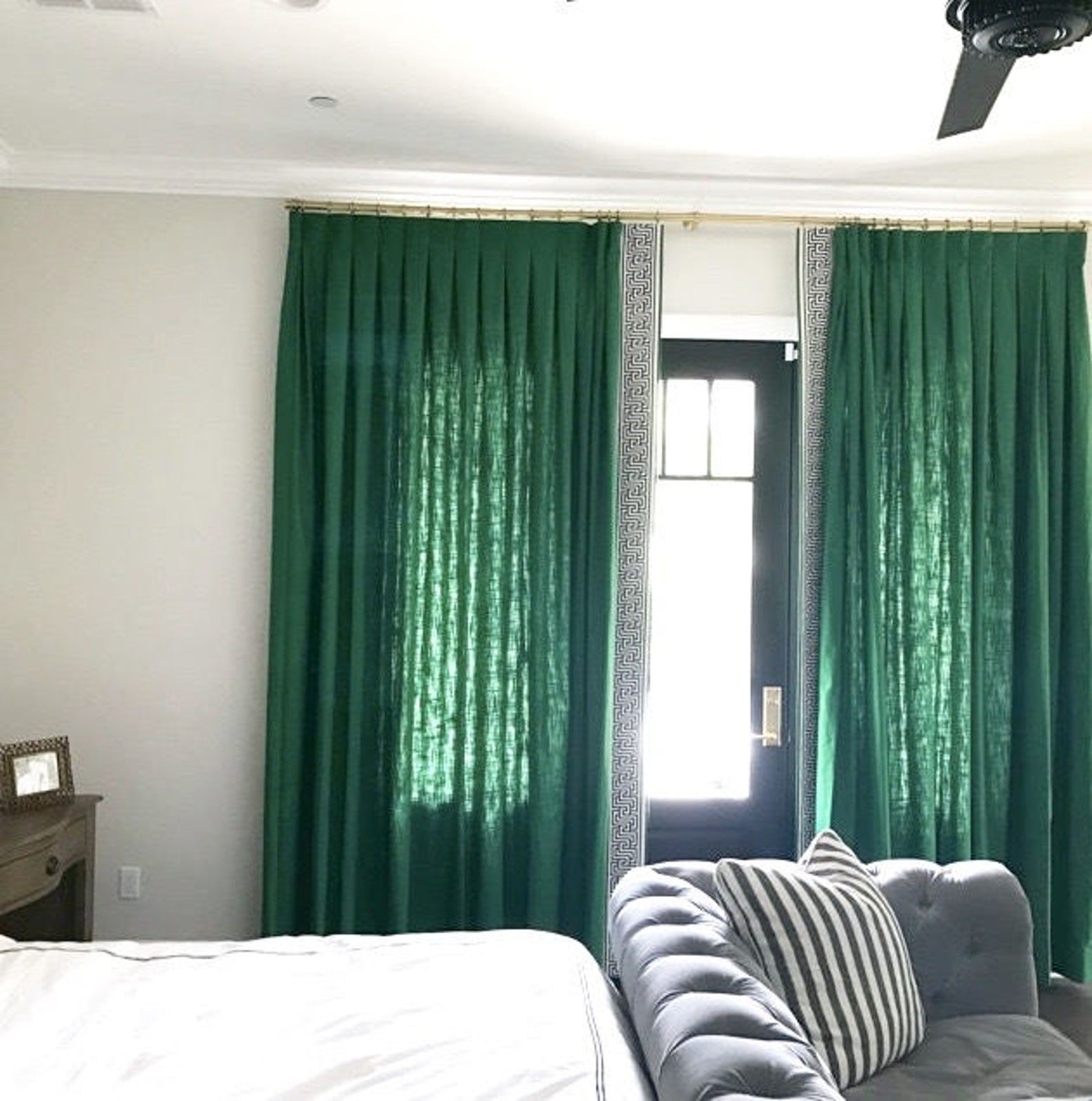 Custom Banded Drapery Panels - Etsy