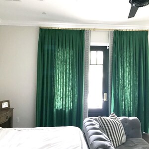 Custom Banded Drapery Panels - Etsy