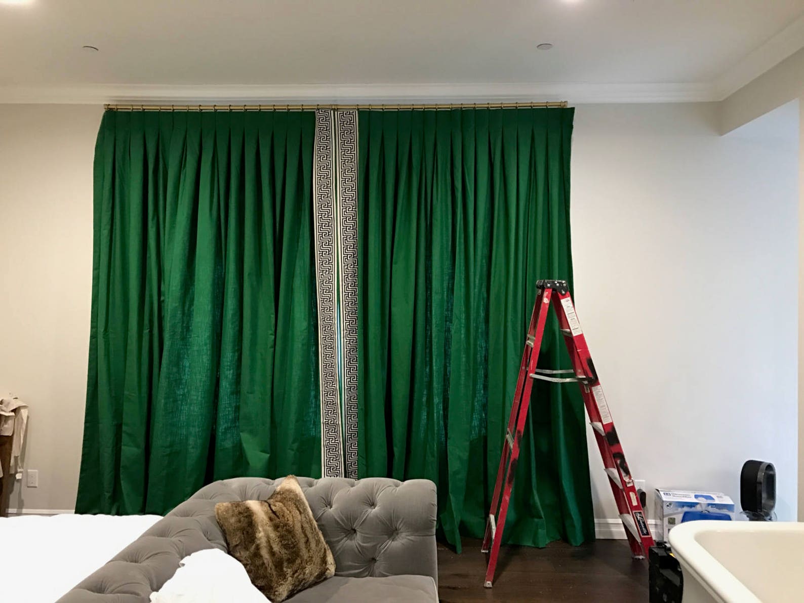 Custom Banded Drapery Panels | Etsy