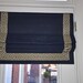 Custom Flat Banded Roman Shade With Greek Key Banding - Etsy