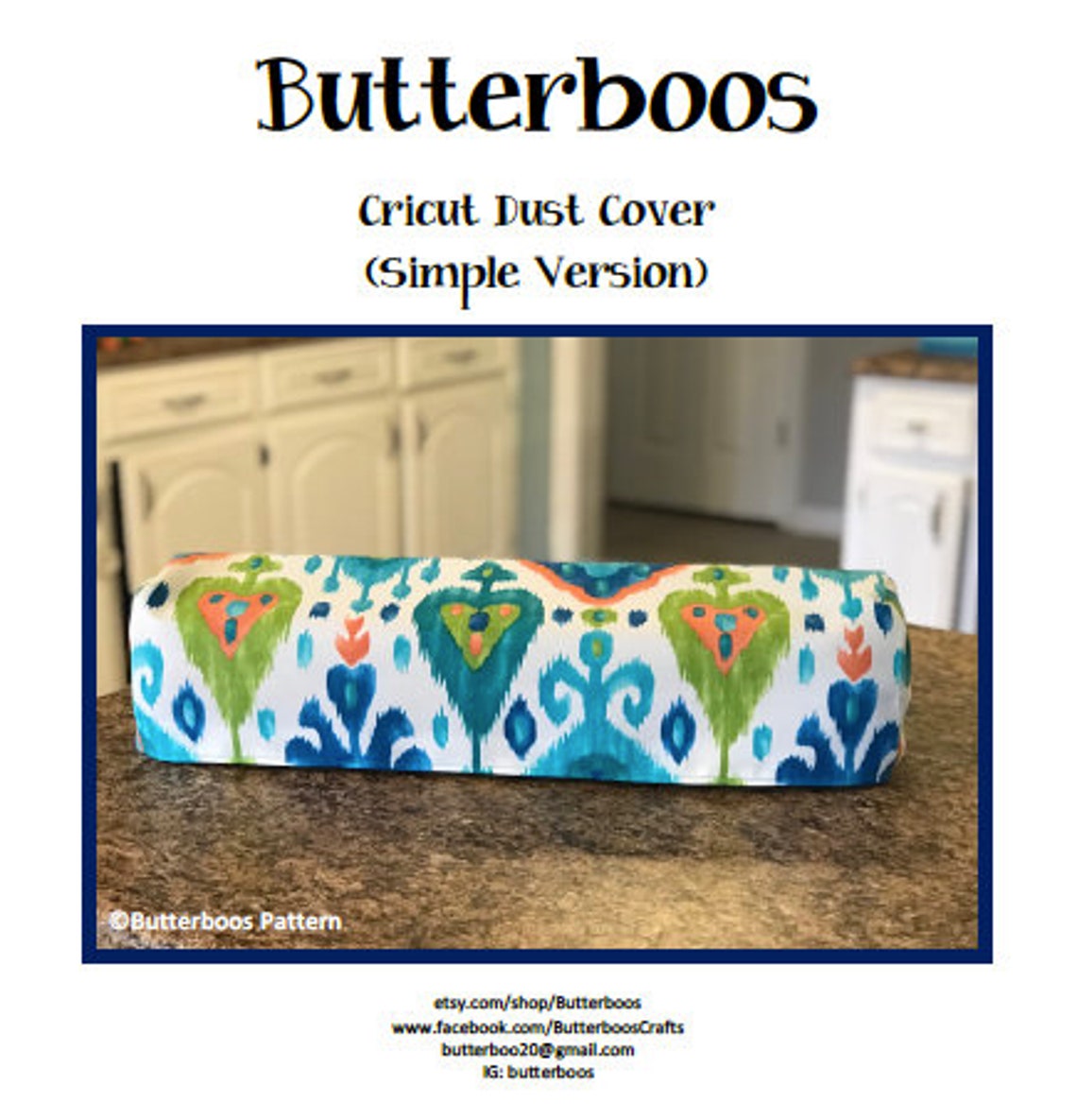 Butterboos Cricut Dust Cover simple Version - Etsy