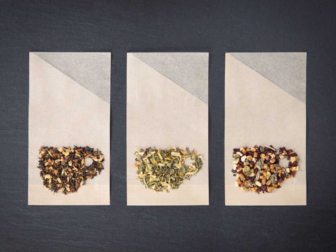 Empty tea bags for loose tea unbleached disposable tea | Etsy