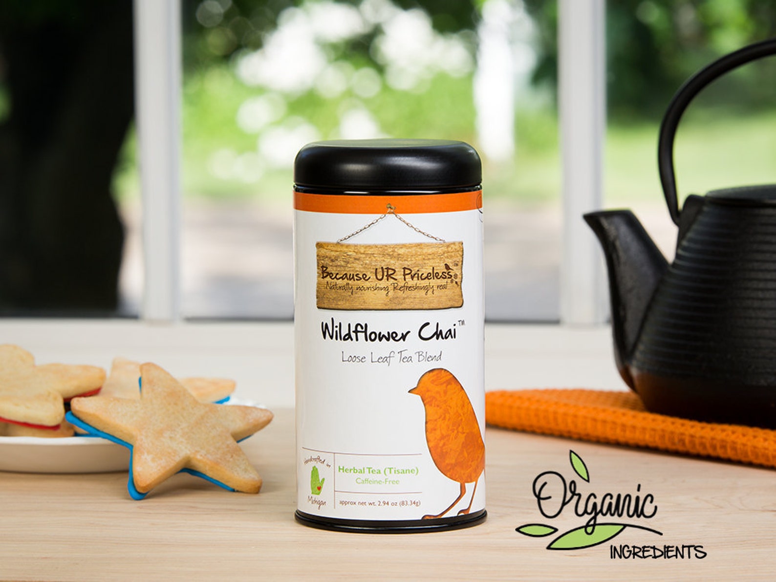 Organic Herbal Chai Tea, WILDFLOWER CHAI, Caffeine Free Chai, Cardamom ...