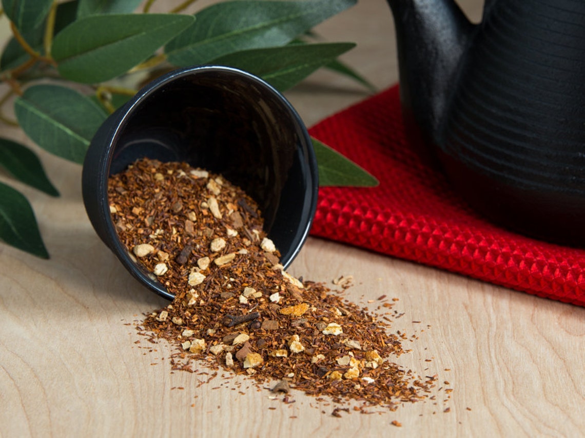 Organic Chai Tea, CREAMY AUTUMN CHAI, Caffeine Free Loose Leaf, Organic ...