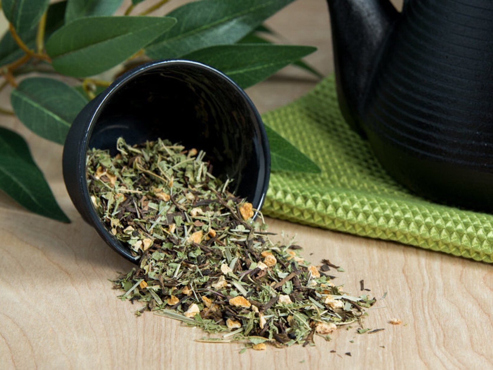 Organic Green Tea, VIBRANT MORNING, Loose Leaf Tea Blend, Lemon Verbena ...