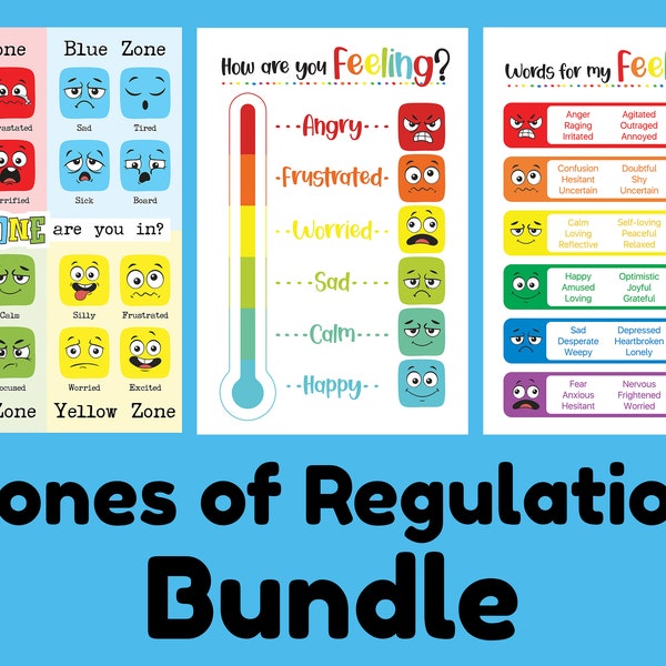 Zones of Regulation - Etsy
