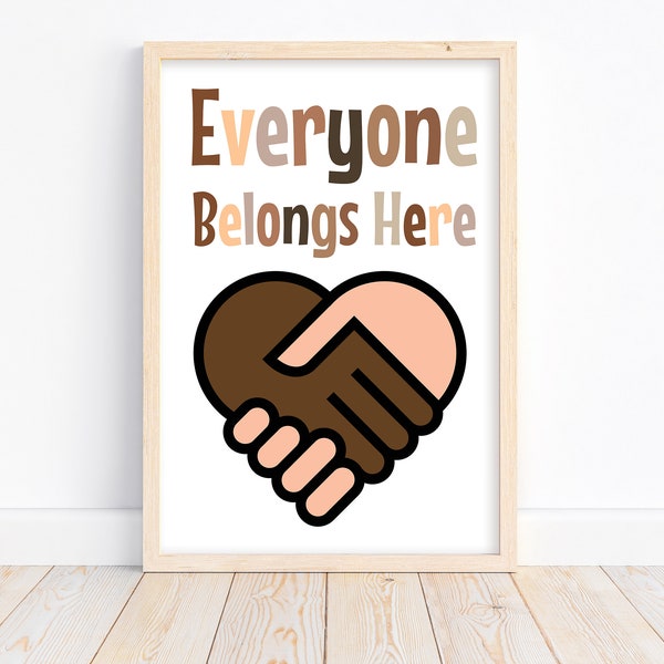 Diversity Safe Space Poster - Etsy