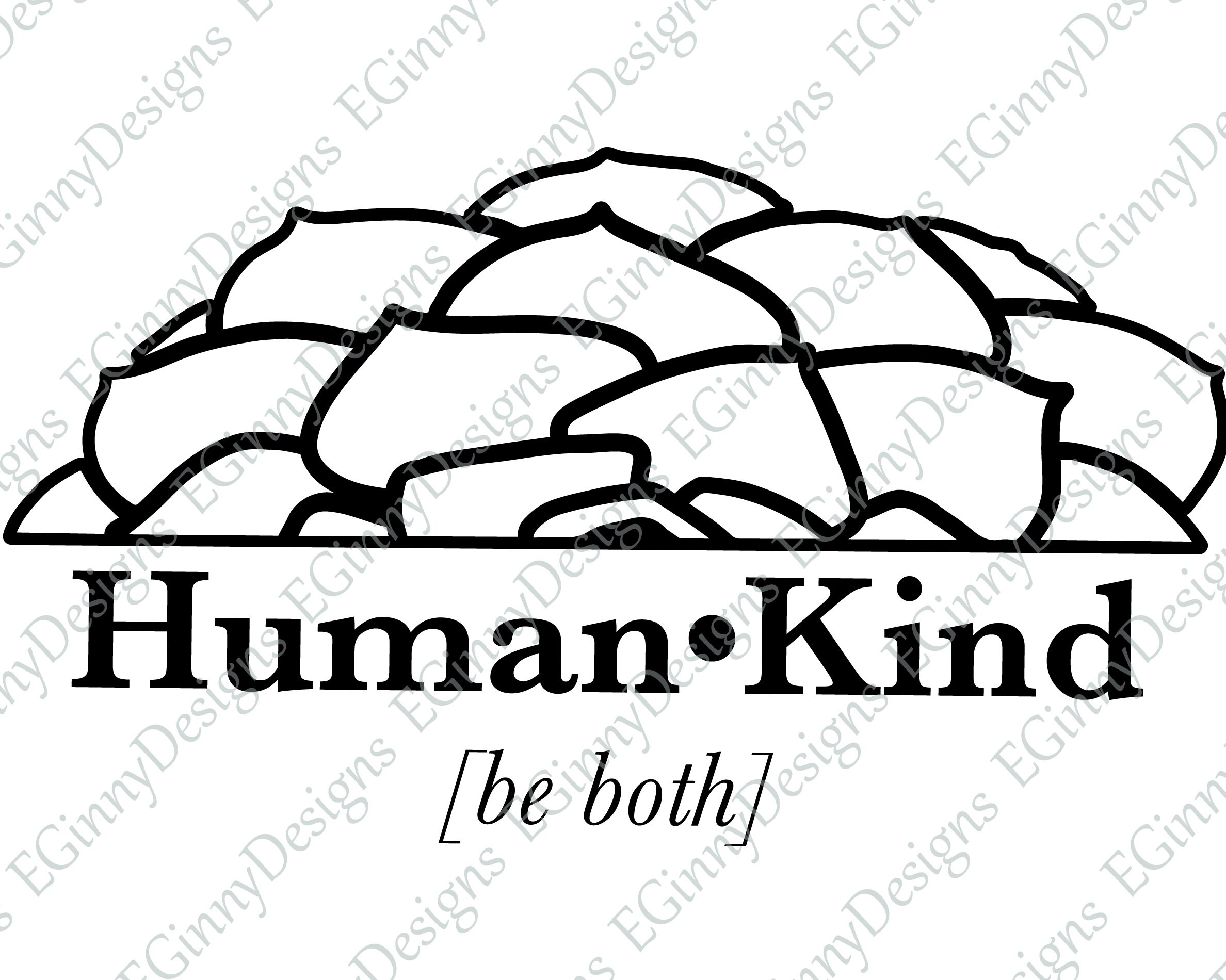 Humankind Be Both, Cut File, Png, Svg, File for Cricut, Inspirational ...