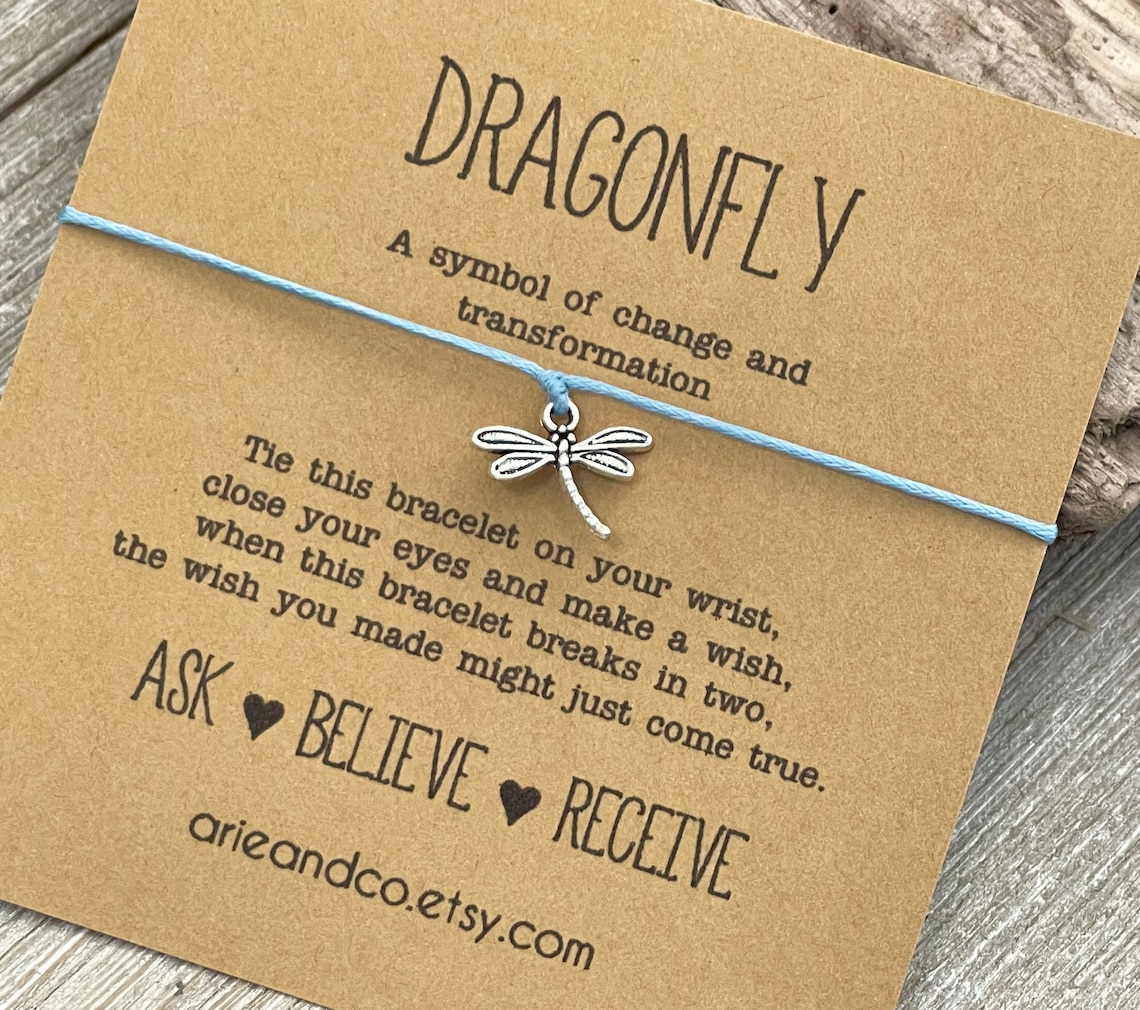 Dragonfly Wish Bracelet, Dragonfly Bracelet, Best Friends Bracelet ...