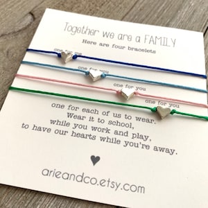 Together We Are A Family Bracelets, Back to School Bracelet, Birthday ...