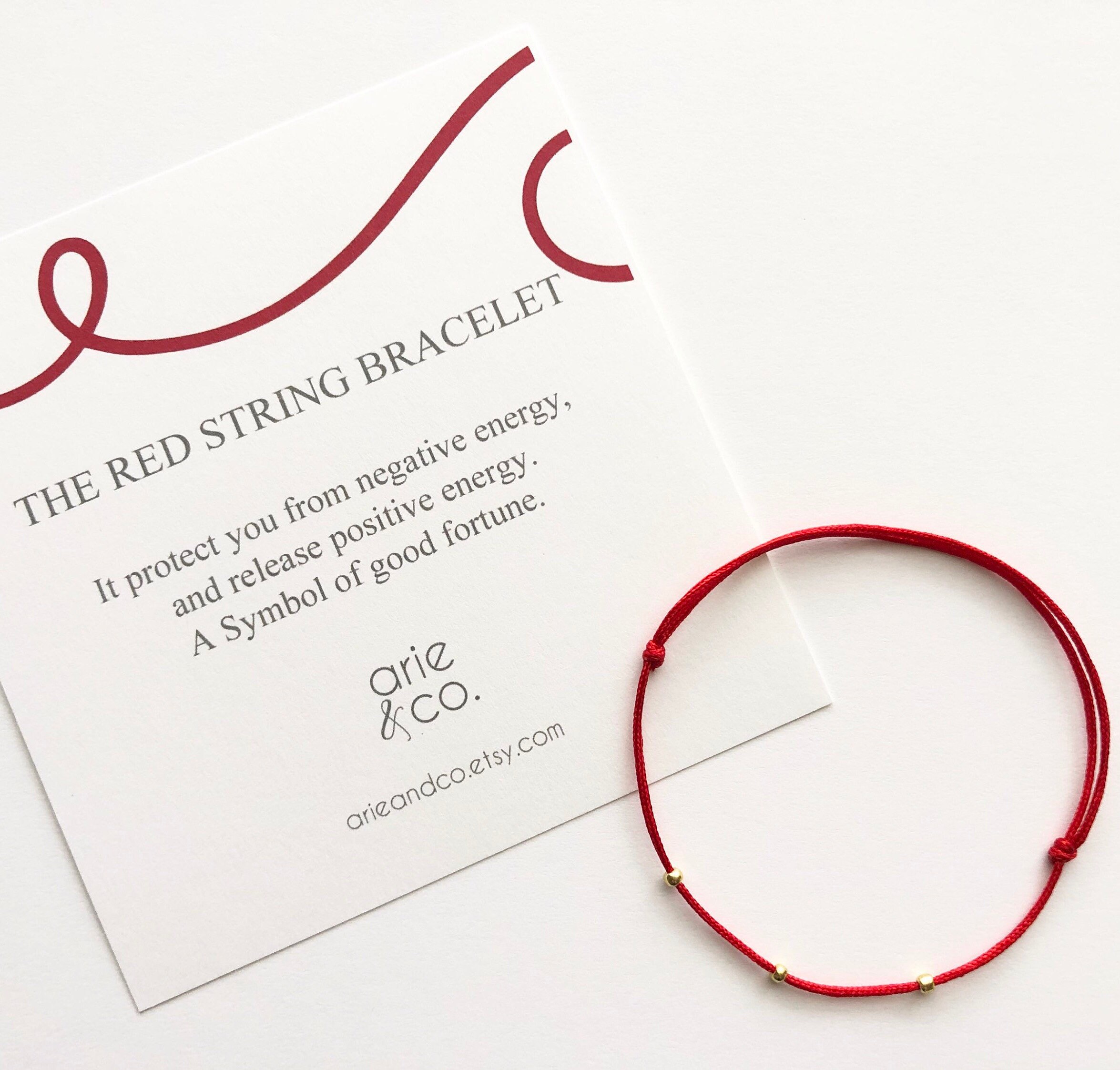 Gold Red String Bracelet / Red String Bracelet / Red String | Etsy
