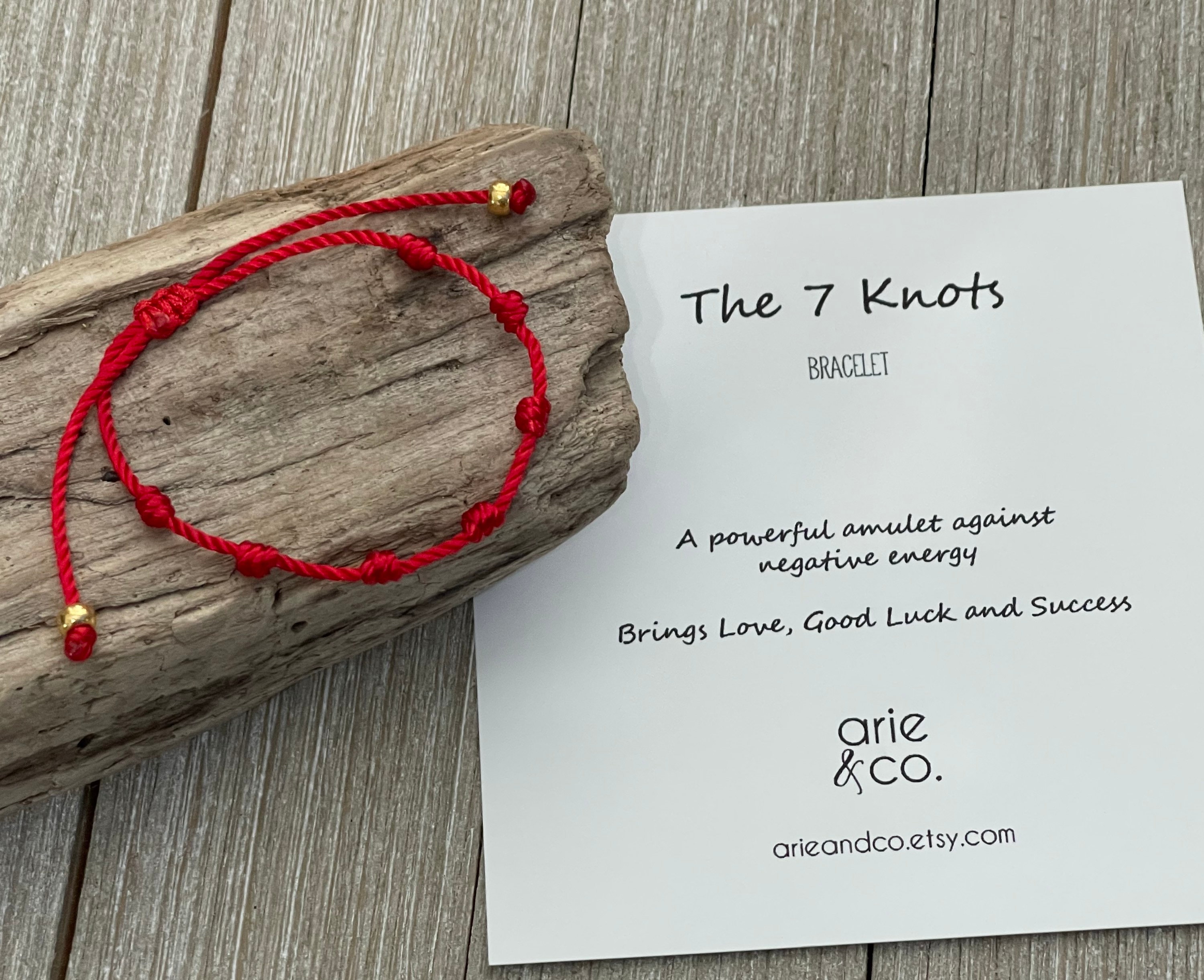 7 Knots Red Protection Bracelet Red String Bracelet 7 Knots - Etsy