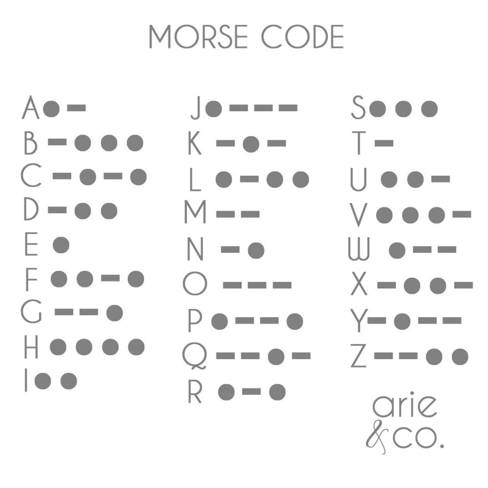 I Love You Morse Code Bracelet | Custom Morse Code Bracelet | Hidden ...
