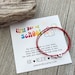 First Day of School Wish Bracelet, Back to School Bracelet, First Day ...