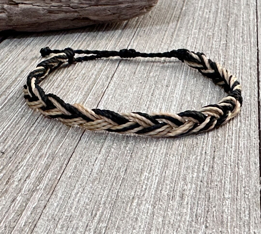 Braided Surfer Waterproof Bracelets, Anklet Braided Bracelets, Boho ...