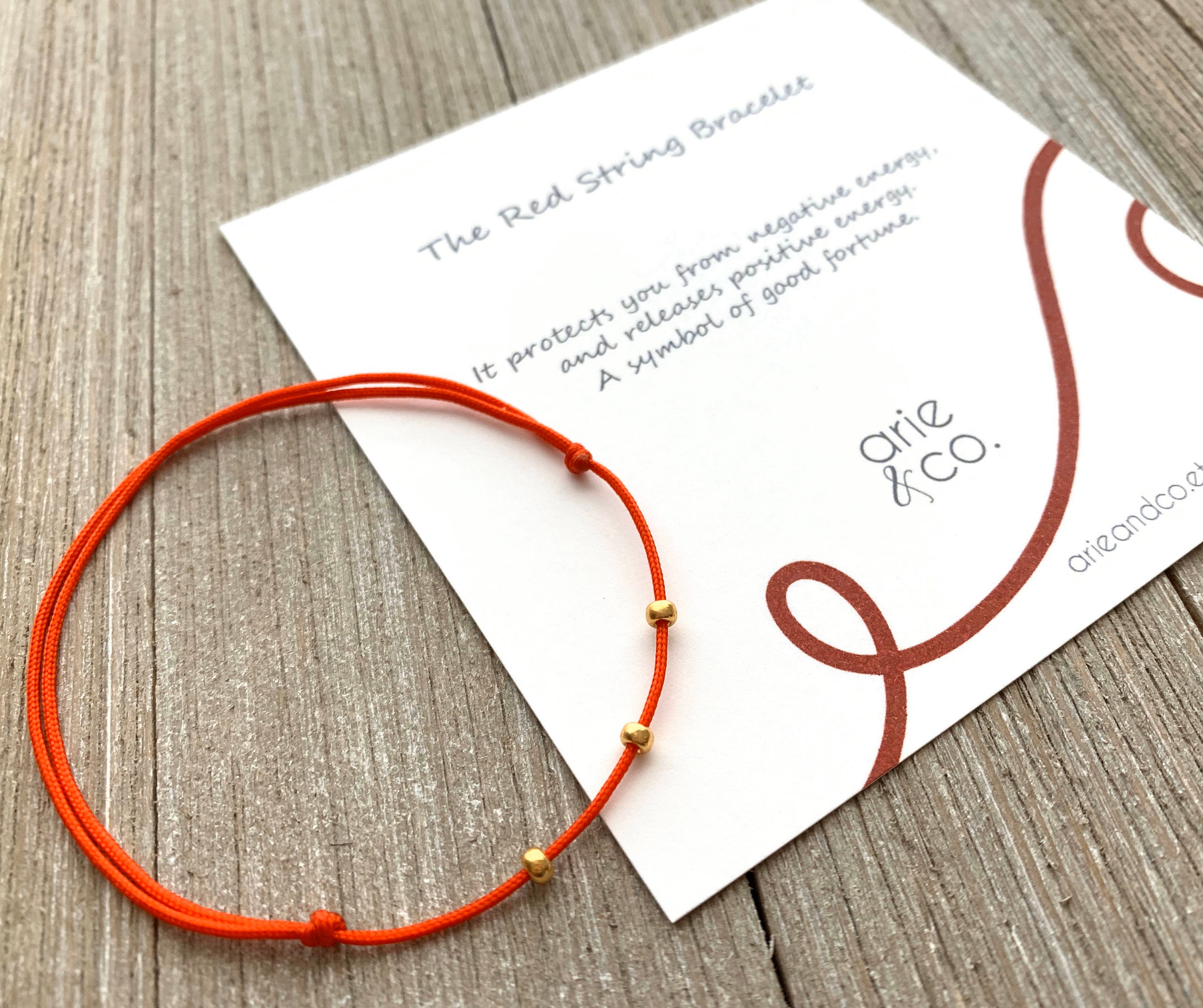 Gold Red String Bracelet Red String Bracelet Red String - Etsy