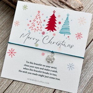 Merry Christmas Wish Bracelet, Christmas Gift, Christmas Bracelet ...