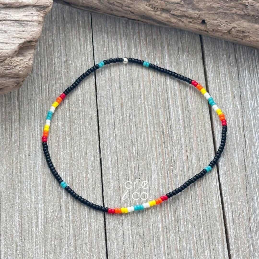Dainty Native American Style Anklet Bracelet, Minimalist and Dainty ...