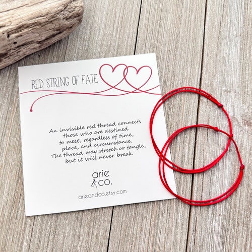 Red String Bracelet Couples for Protection Friendship - Etsy